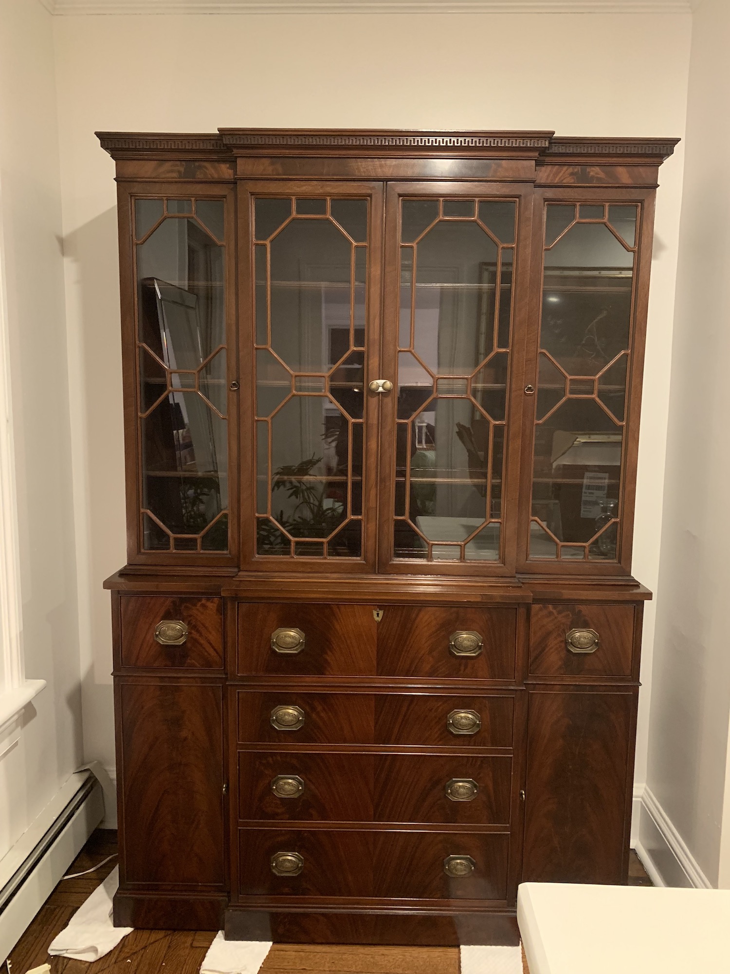 PAINTED CHINA CABINET MAKEOVER BEFORE AND AFTER | Design Darling
