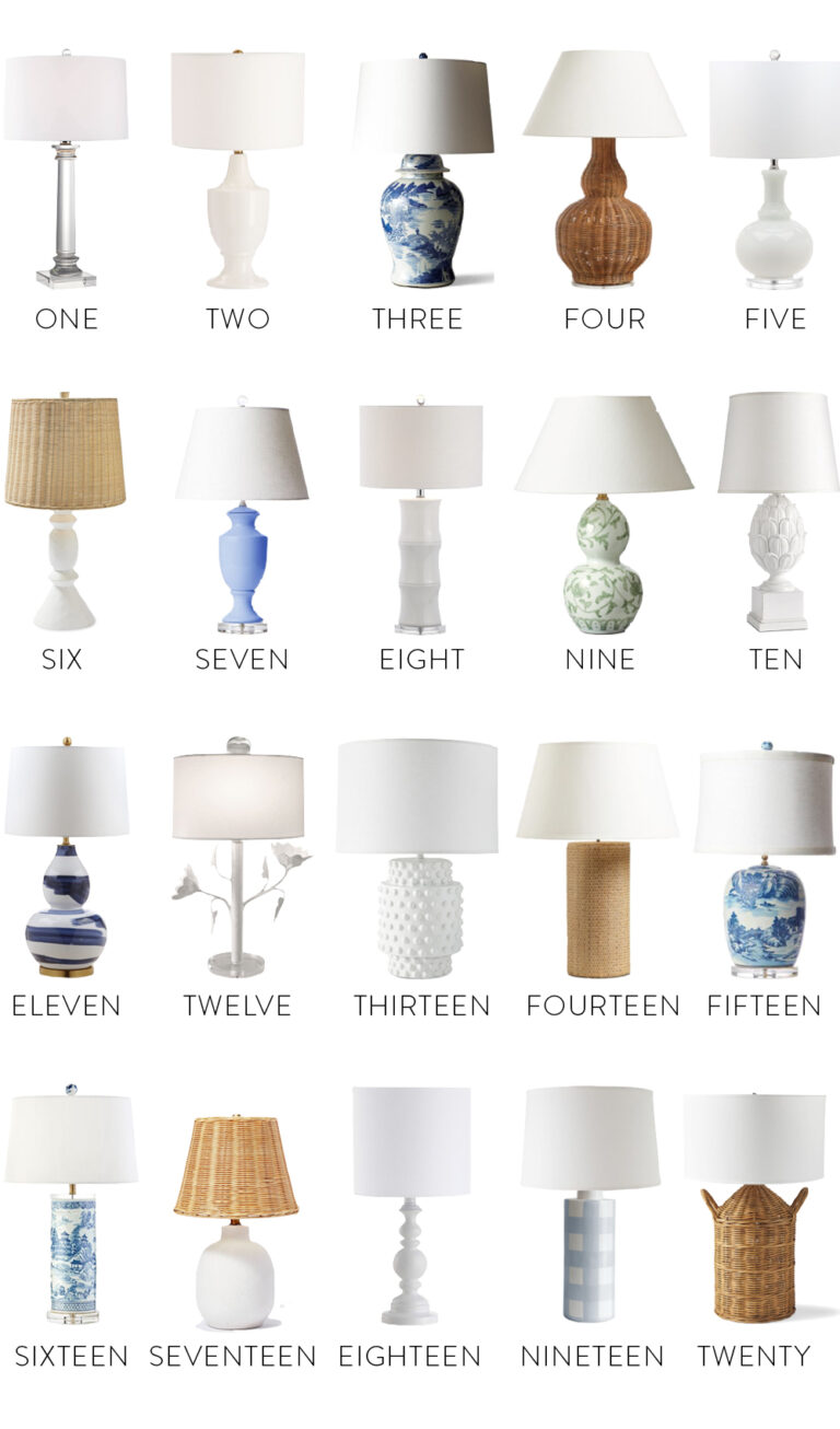 TABLE LAMP ROUND-UP: 40 STYLES I LOVE RIGHT NOW | Design Darling